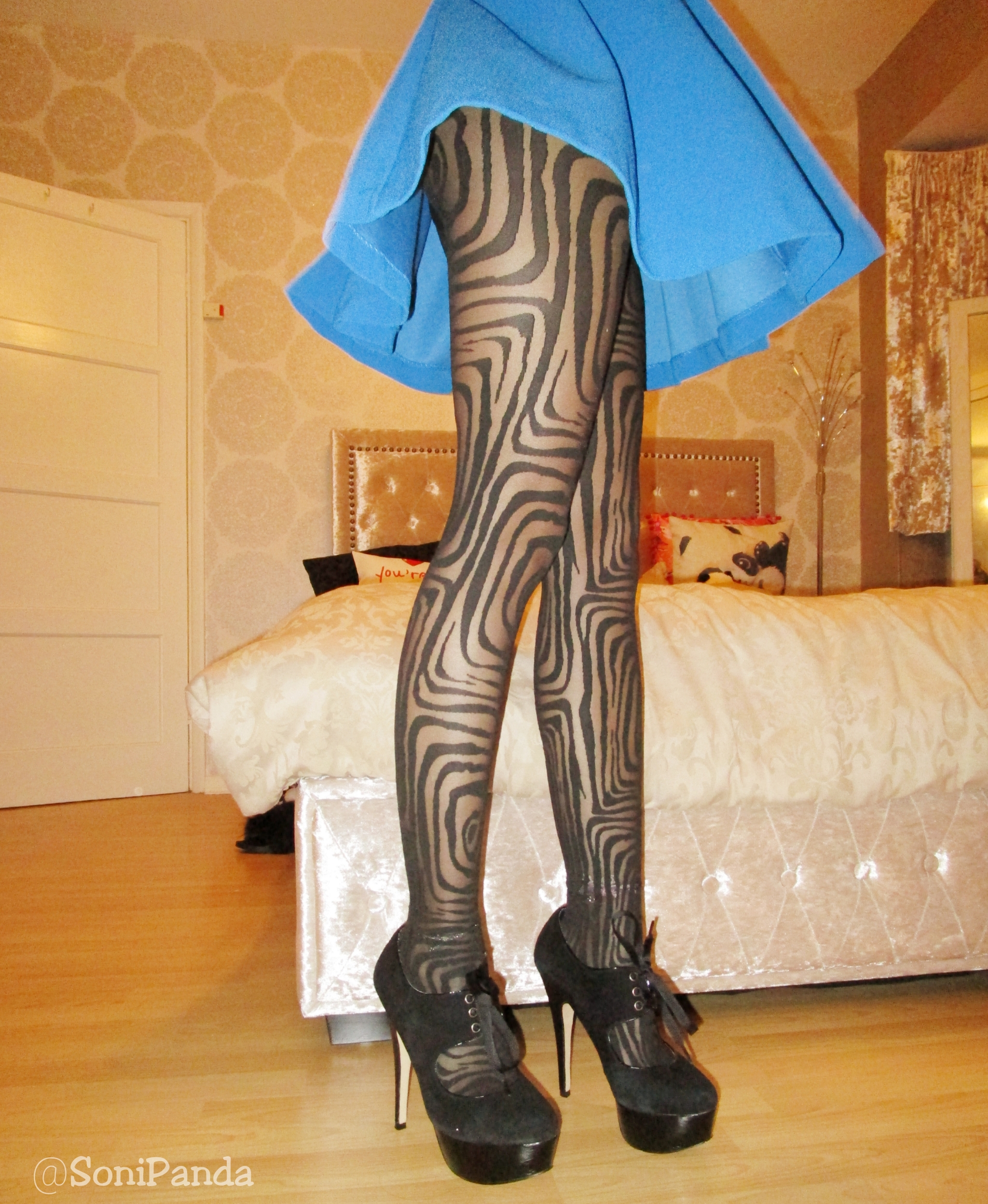 Wolford Graffiti Tights - By Soni Panda x