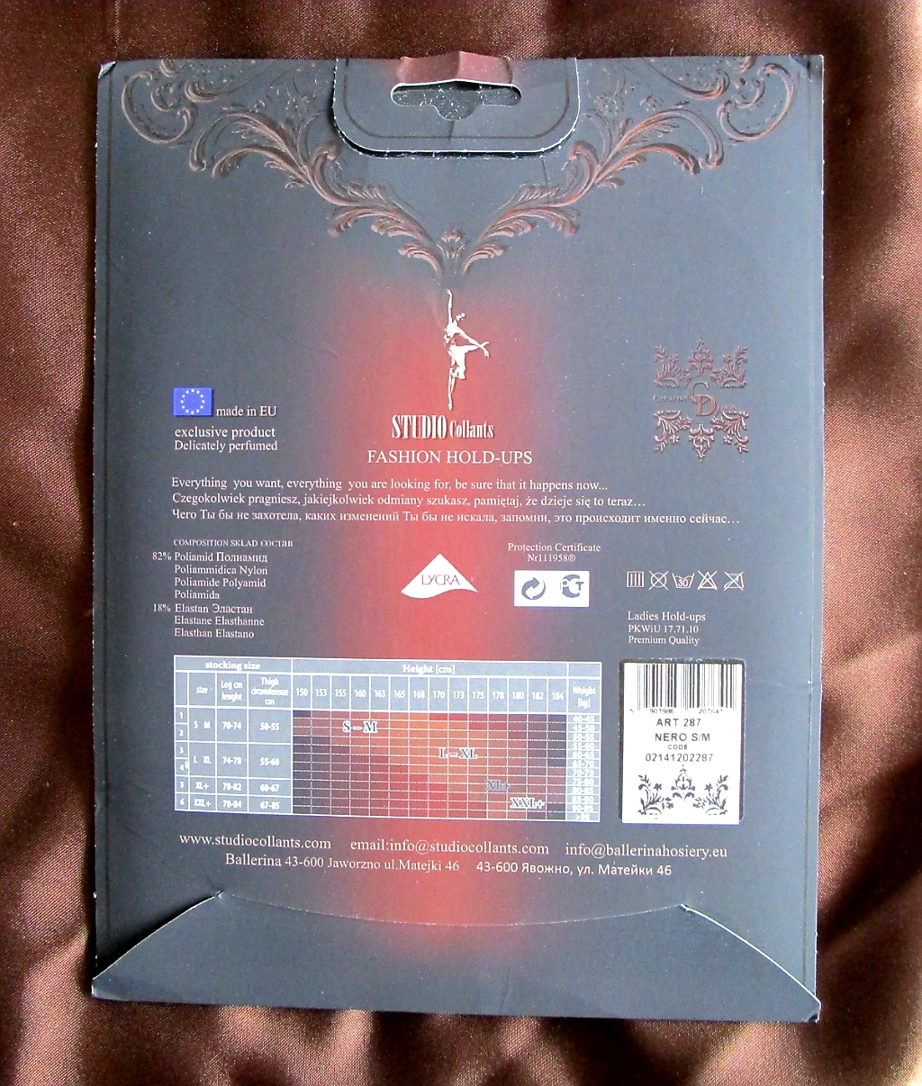 Studio Collants Ballerina Art 287 Holdups - By Soni Panda x